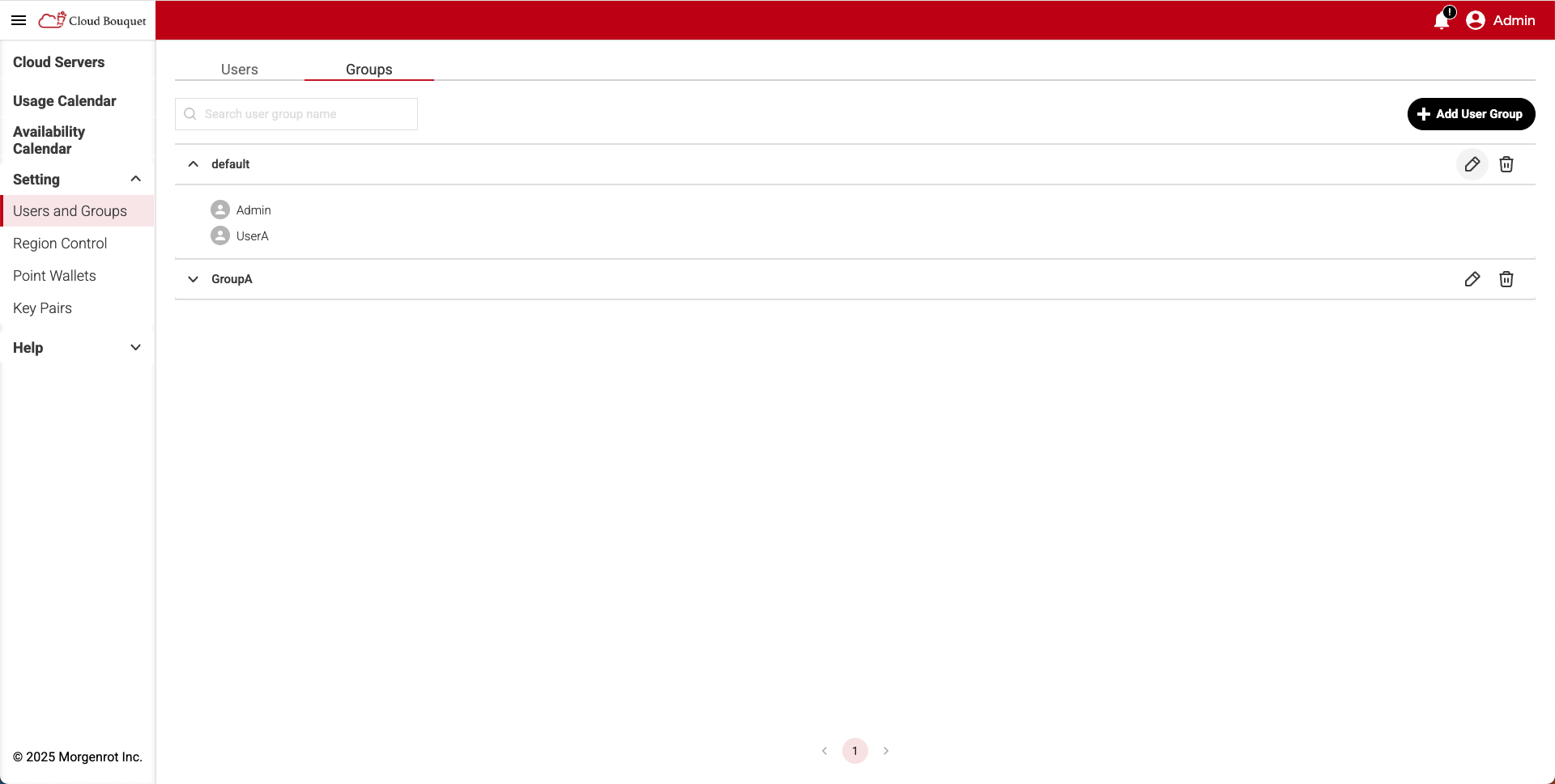 How to Register Users（for Administrators） | Cloud Bouquet Documentation