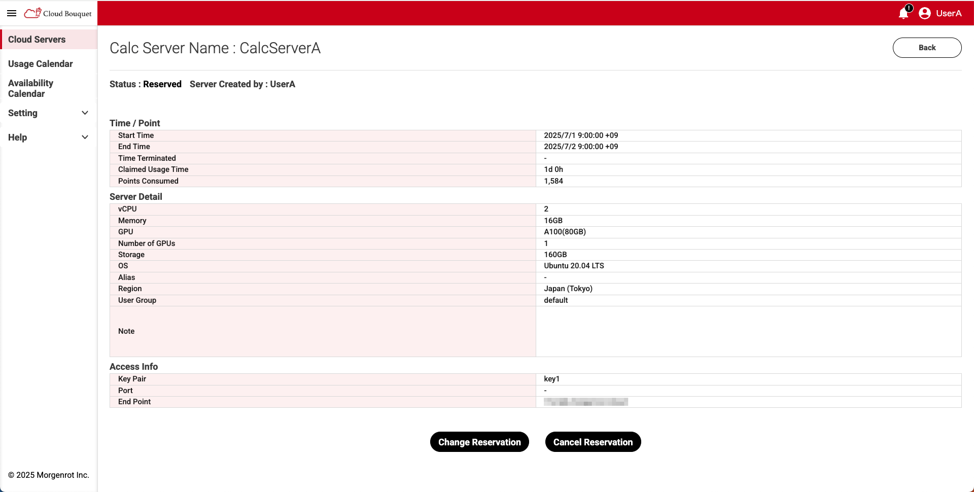 How to use Compute Server | Cloud Bouquet Documentation