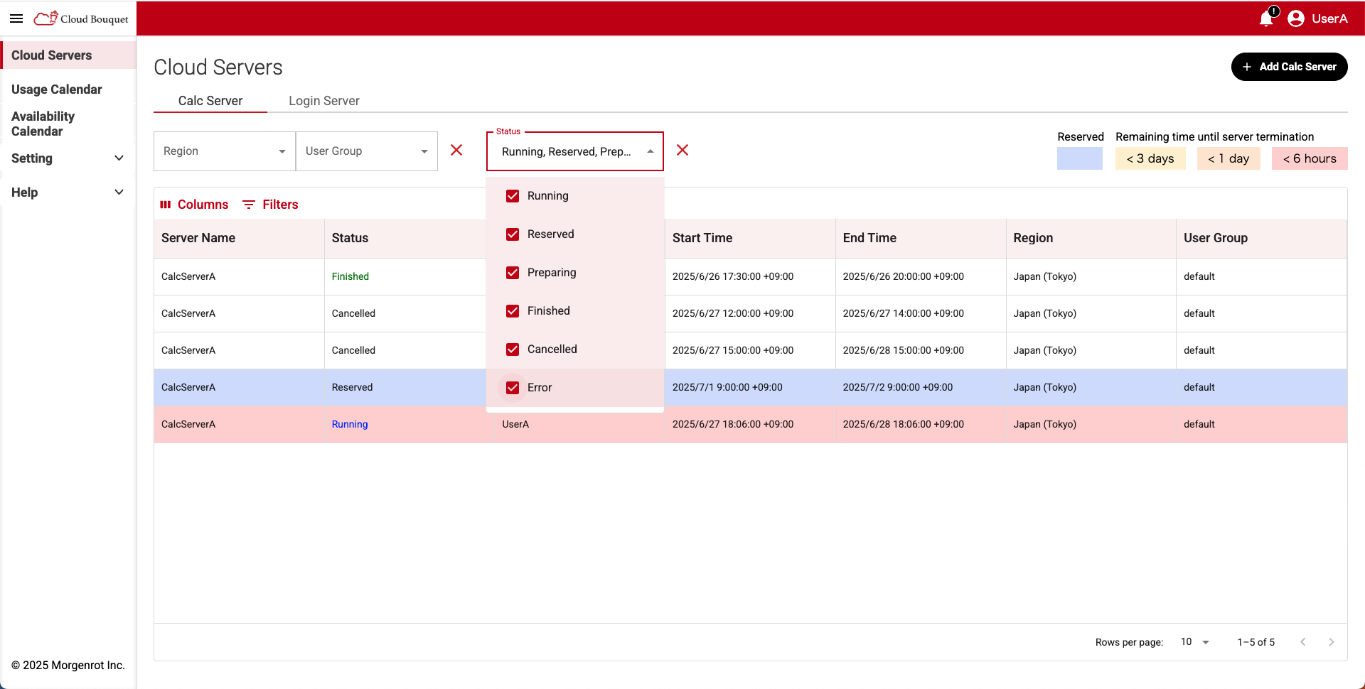 How to use Compute Server | Cloud Bouquet Documentation